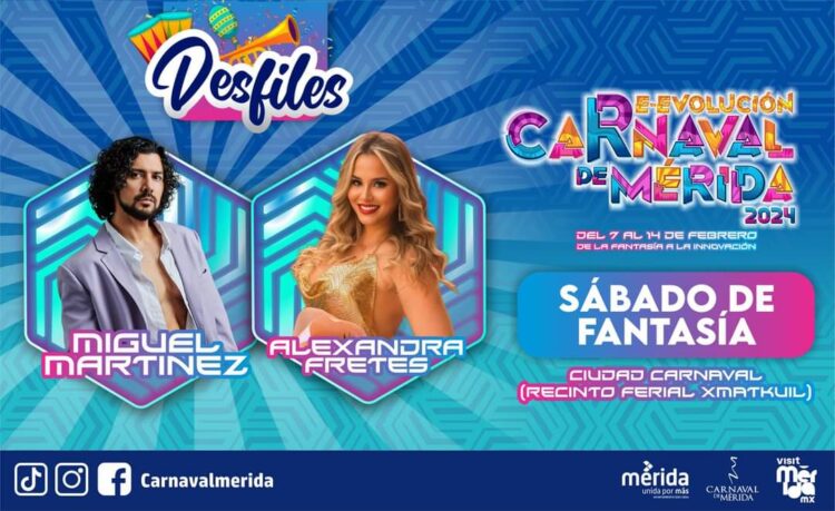 Listas las actividades para el Carnaval de Mérida 2024 que será del 7 ...